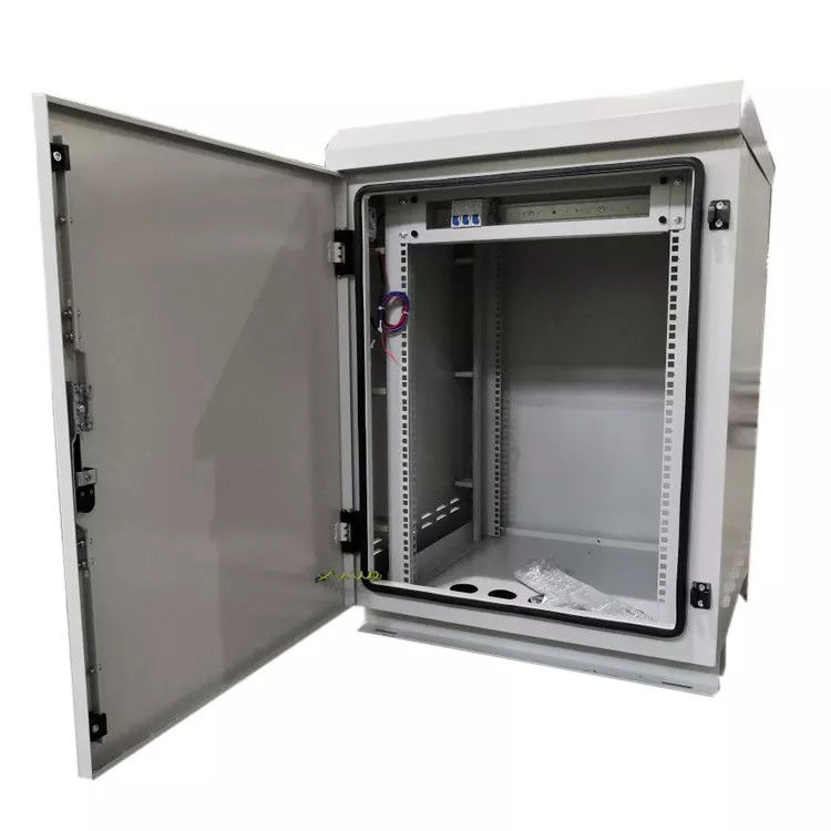 Galvanized Steel Wall Mount Outdoor Telecom Cabinets 6U 9U 12U