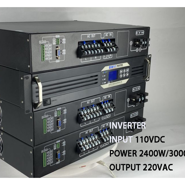 New Smart Inverter 110Vdc To 220Vac Inverter Pure Sine Wave Rack Mount ...