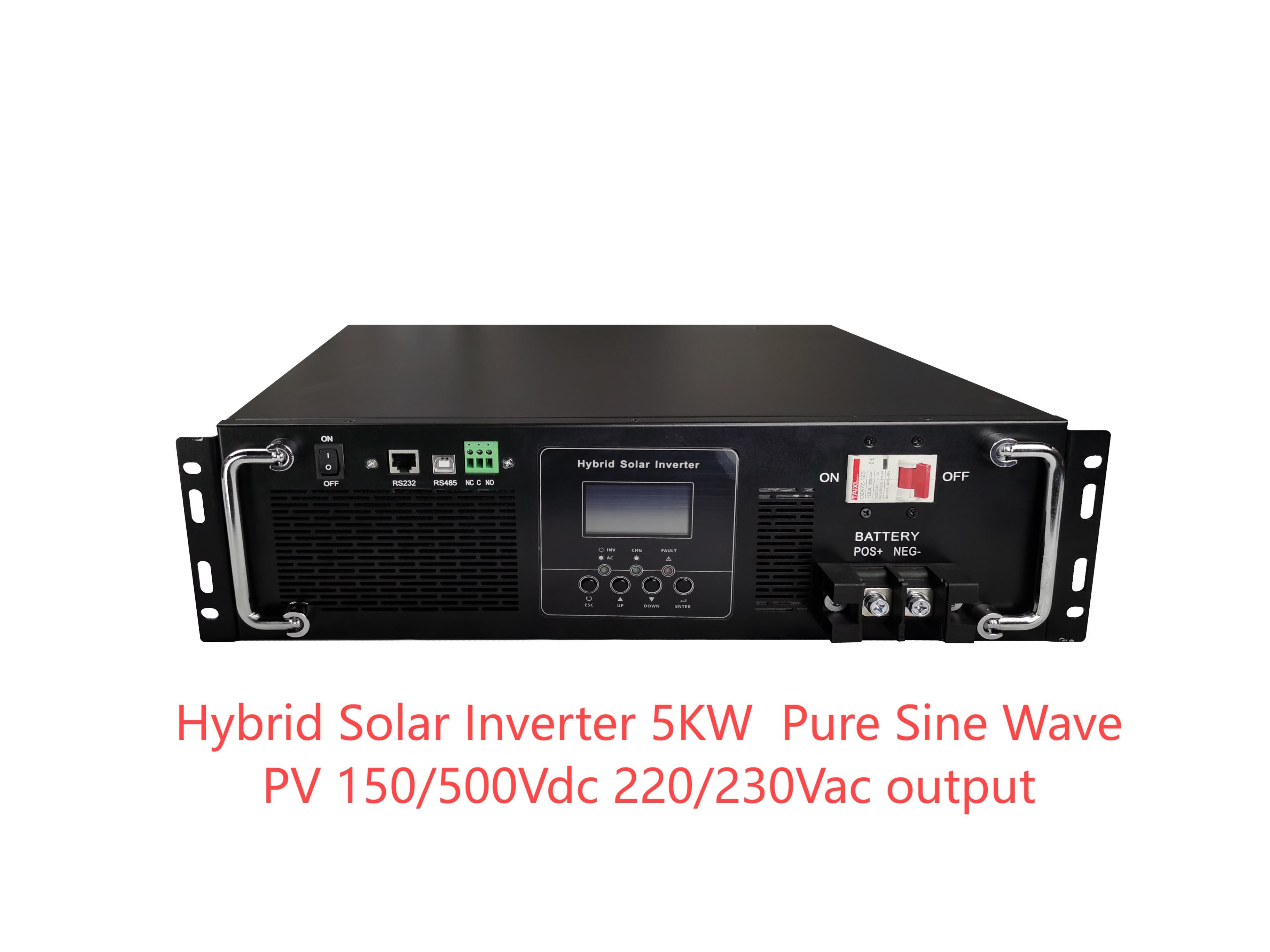 Off Grid Solar Inverter 3000w Pure Sine Wave Power Inverter Rack Mount Type
