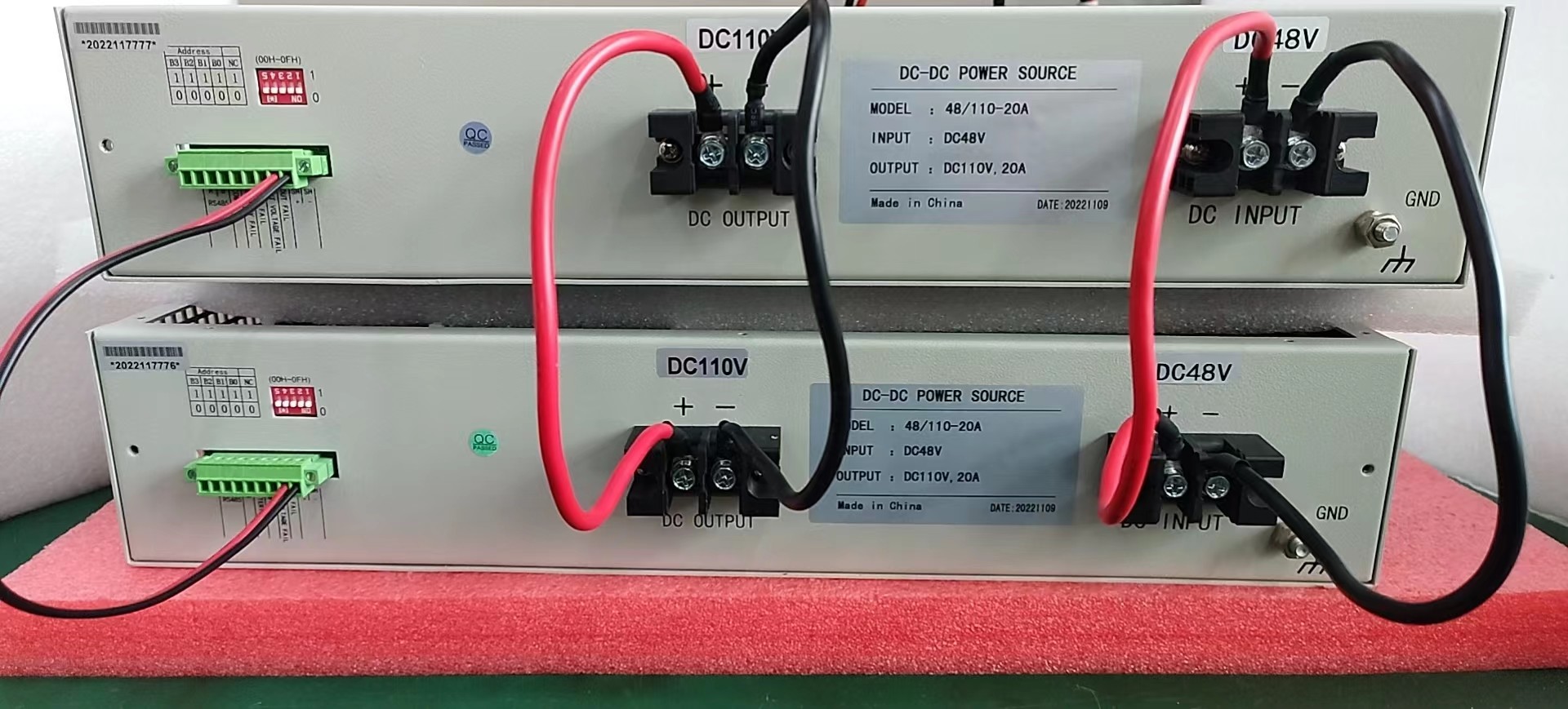 OEM Customization 19 Inch DC DC Converters RCT2000D Series Input 48vdc ...