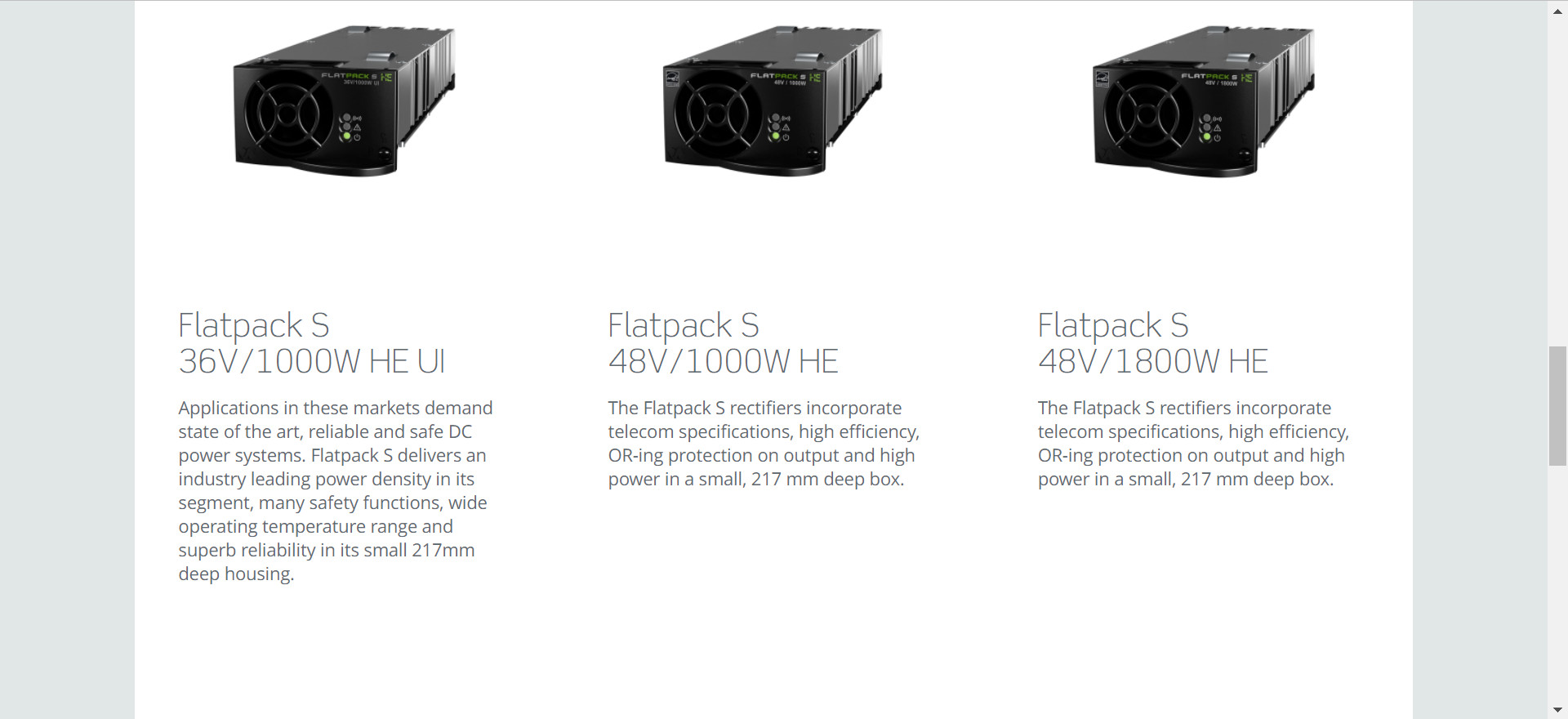 48V 5.4kw Eltek Flatpack S 1U 241122.125 CTOS0301.1319 Telecom OLT equipment