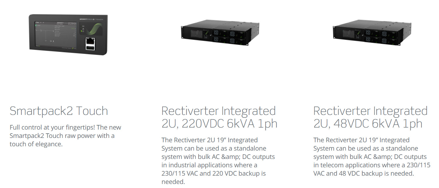 Eltek Rectiverter 2U 6kVA Integrated System 6 kVA AC & 4,8 kW DC with ...