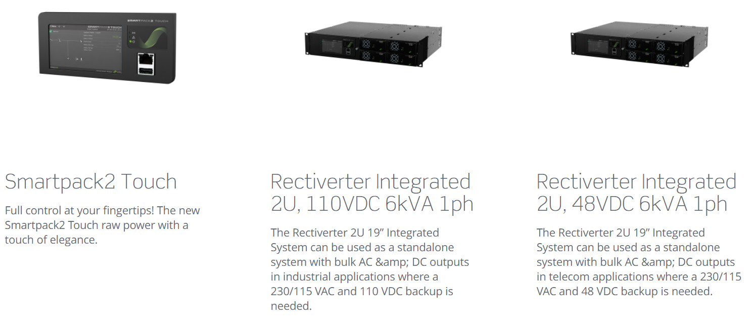 Eltek Rectiverter 2U 6kVA Eltek Flatpack Power System With Smartpack2 ...