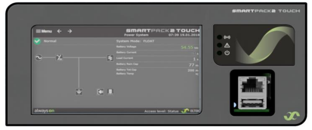 DC Power Systems 242100.510 Telecom Monitoring Module Smartpack2 Touch