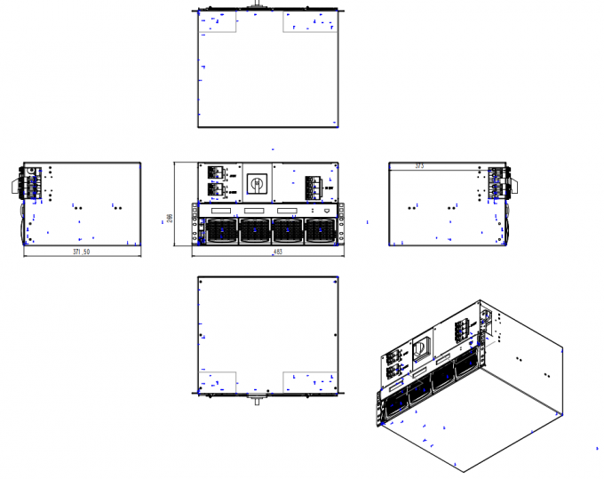 CE+T Modular Dc To Ac Power Inverter TSI BRAVO 110/230 110Vdc 230Vac 2 ...